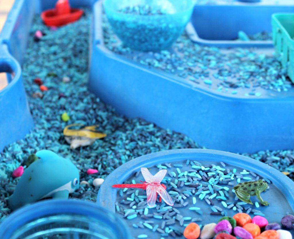 DIY Coloured Pasta and Rice for sensory tubs - Wide Bay Kids