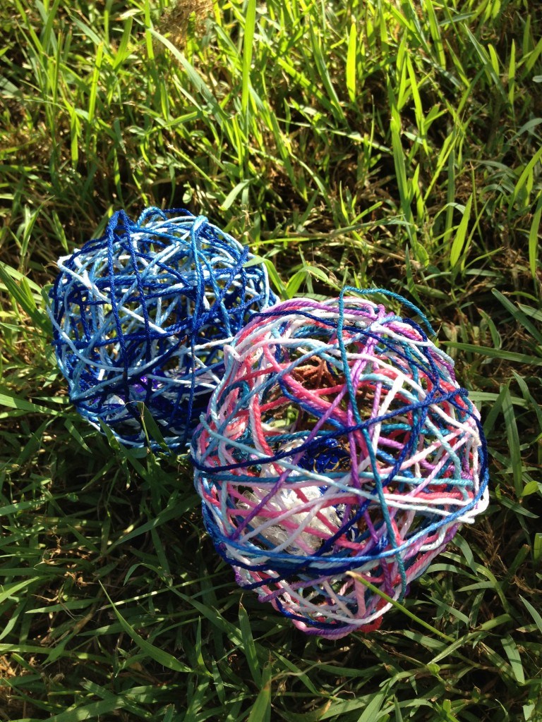 How to make Easter egg wool ball nests - Wide Bay Kids