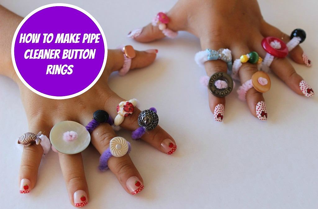Pipe Cleaner Button Rings - Wide Bay Kids