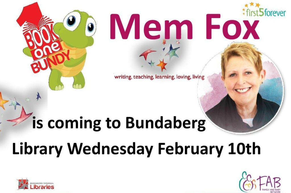 Mem Fox Registrations Now Open - Wide Bay Kids