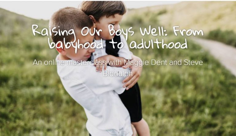 Raising Our Boys Well: From babyhood to adulthood