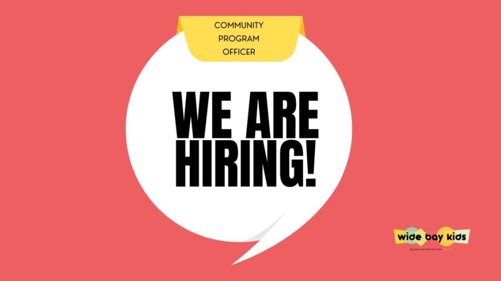We are Hiring a Community Program Officer - Wide Bay Kids